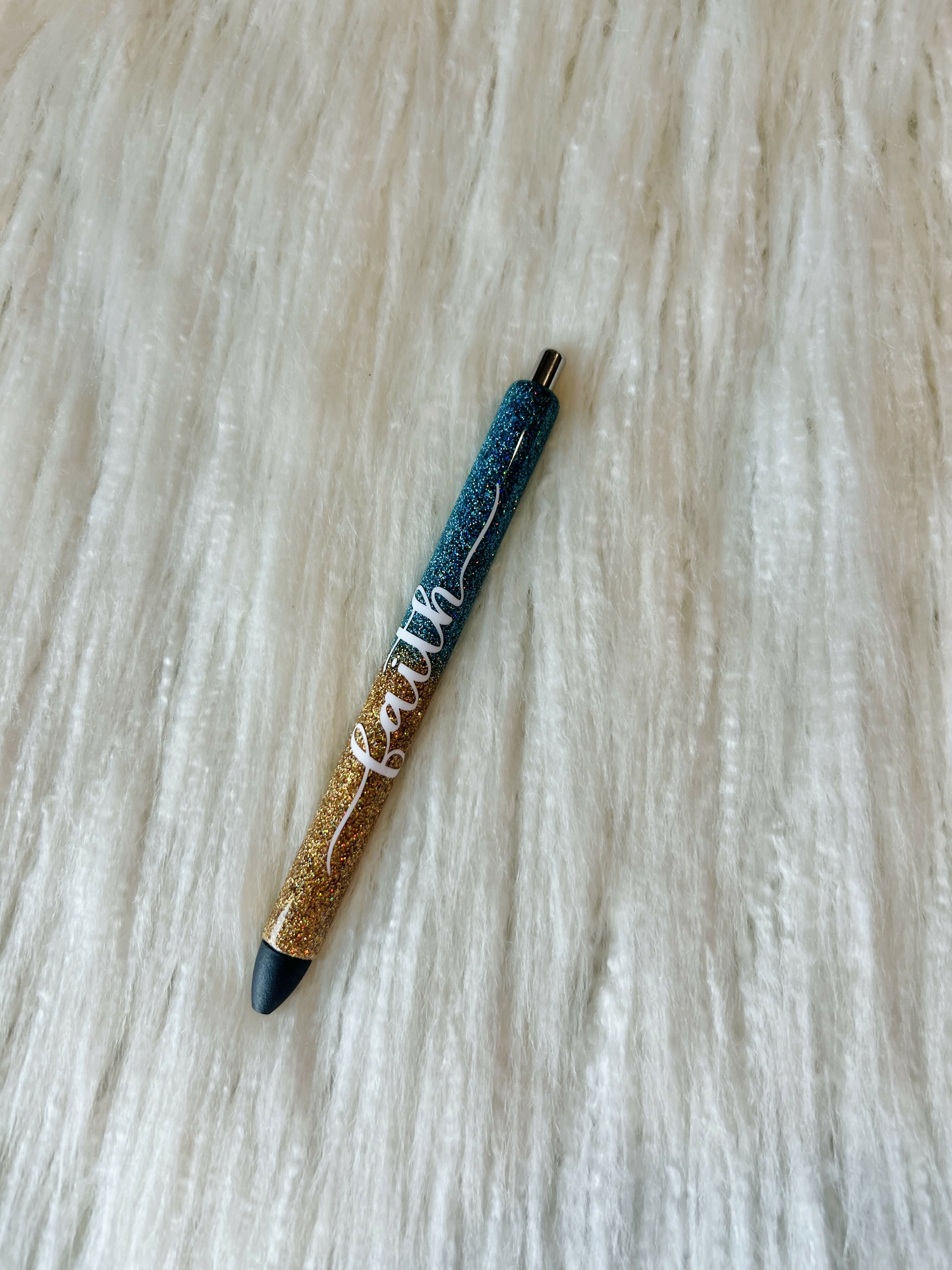 Gold & Teal Faith Pen – The Varsity Vault